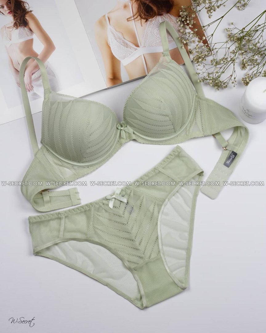Weiyesi 8165 C Оливка - Комплект нижнего белья купить на W-Secret